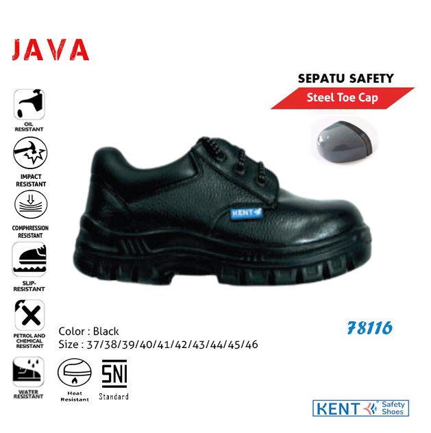 Sepatu Safety KENT Java 78116 Low Cut - SNI & ASTM